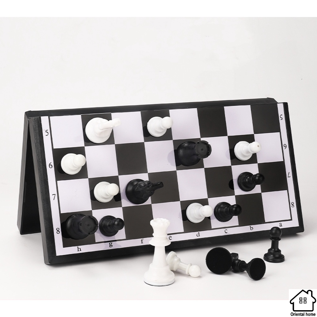 Mini Chess Board Plastic Chess Sets 13*13cm Foldable For Kids High ...