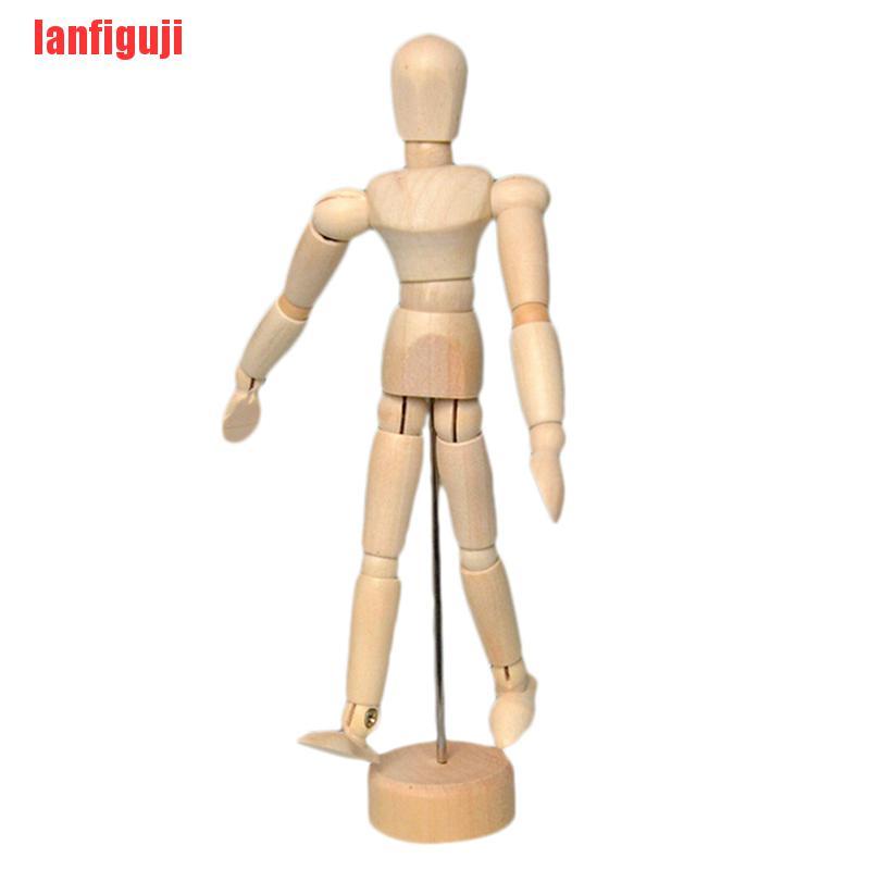 5.5" Drawing Model Wooden Human Male Manikin Blockhead Jointed ...