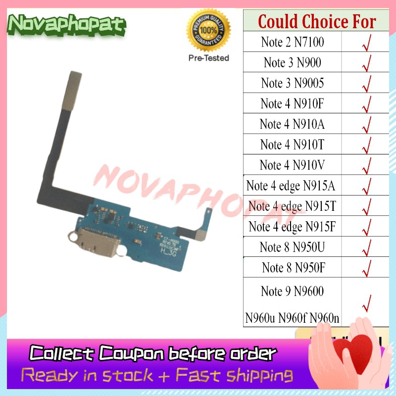 For Samsung Galaxy Note 2 3 4 8 9 Edge N7100 N900 N9005 N910F N910A N910T N910V N9100 N915A ...