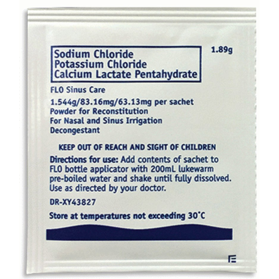 Flo Sinus Care 10 pcs Refill Sachets (for Nasal and Sinus Irrigation ...