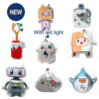 Lankybox Cyborg Plush With LED Lights Canny Milky Rocky Ghosty Robot ...