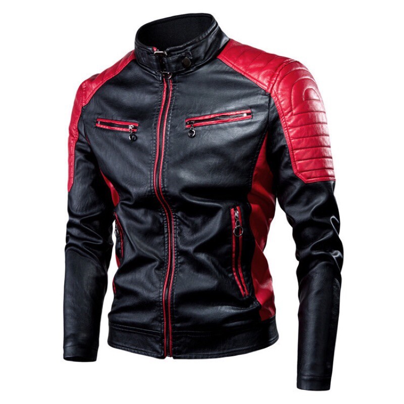 New Classic Korean Leather Jacket | Shopee Philippines