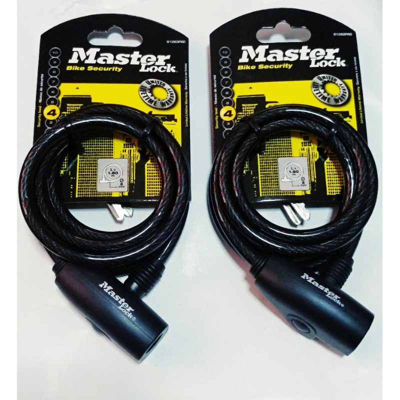 Master Bike Lock Black- Bike Security (Authentic) | Shopee Philippines