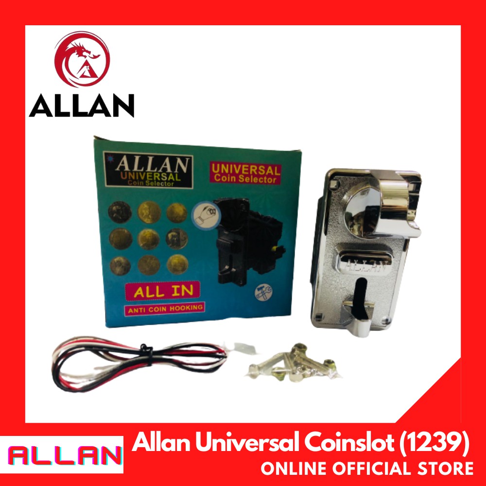 Allan Universal Coinslot /Coin slot New (1239&1239A) Anti coin hooking ...