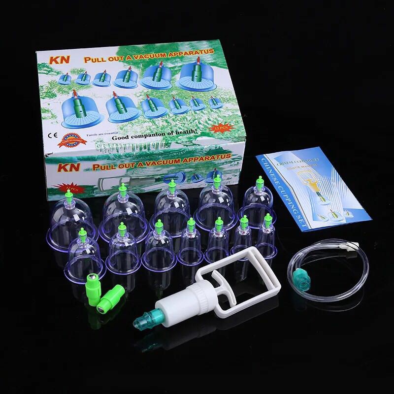 Ventusa 12 pcs Cupping Therapy Body Relaxation Massage set | Shopee ...