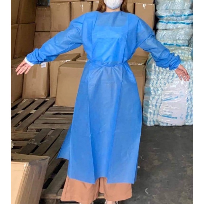 Disposable Surgical Isolation Gown 45gsm | Shopee Philippines