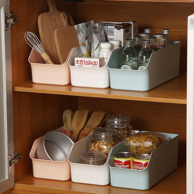 Minimalist Kitchen Sundry Storage Case Desktop Organizer | Shopee ...