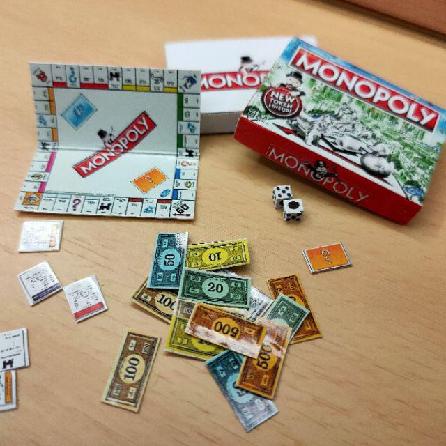 MINIATURE MONOPOLY BOARD GAME | Shopee Philippines