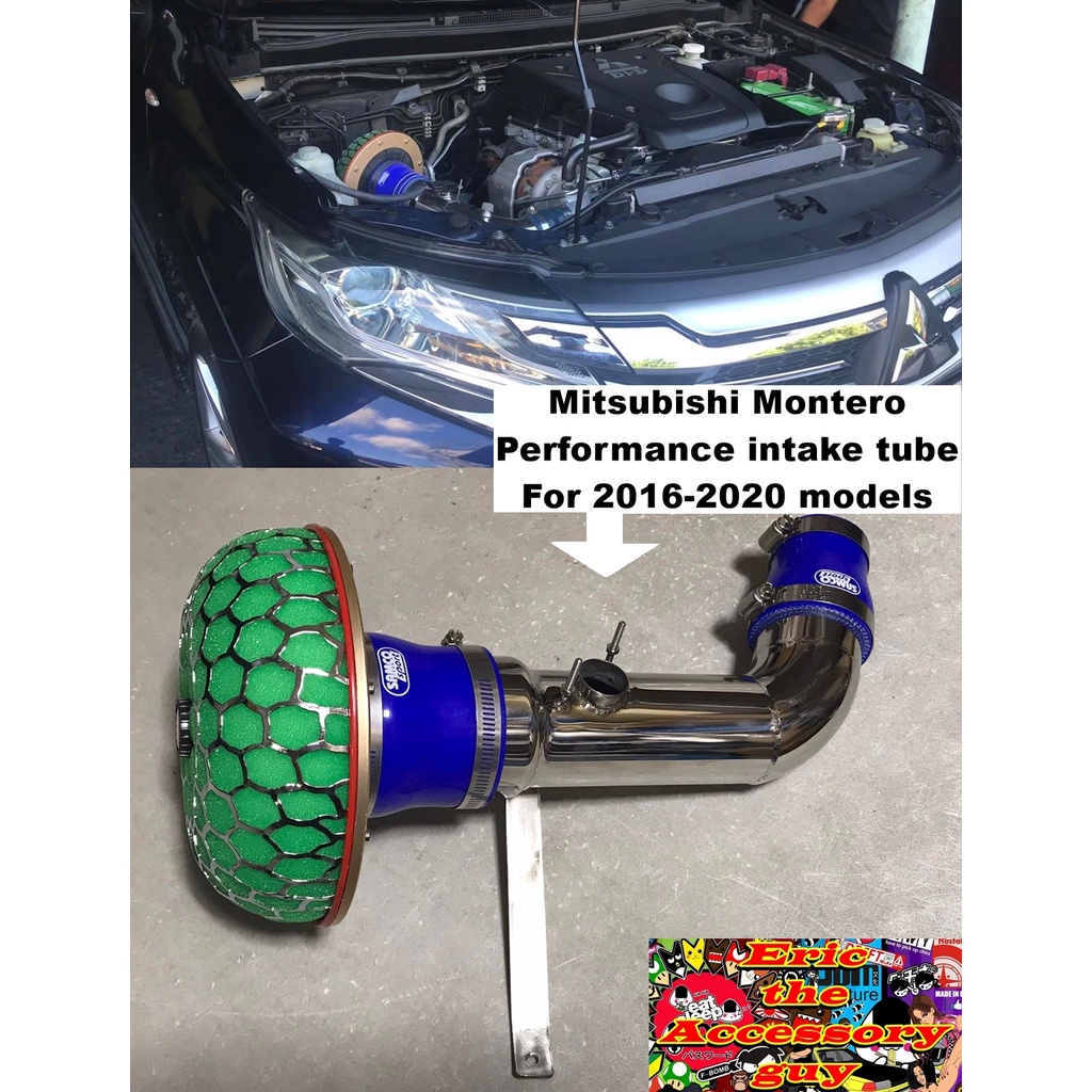 Mitsubishi Montero Performance Air intake tube set for 2016-2020 models ...