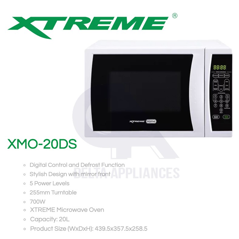 Xtreme XMO-20DS MIcrowave Oven 20L | Shopee Philippines