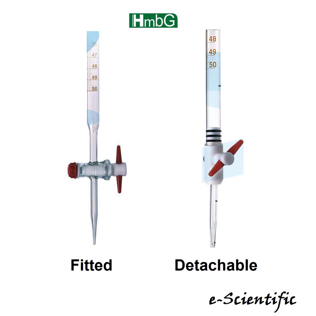 Burette Buret 50ml, Glass, HmbG | Shopee Philippines