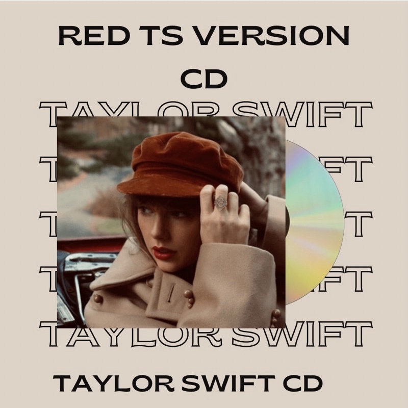 RED CD TAYLORS VERSION CD ALBUM BY TAYLOR SWIFT CD[SEALED] | Shopee ...