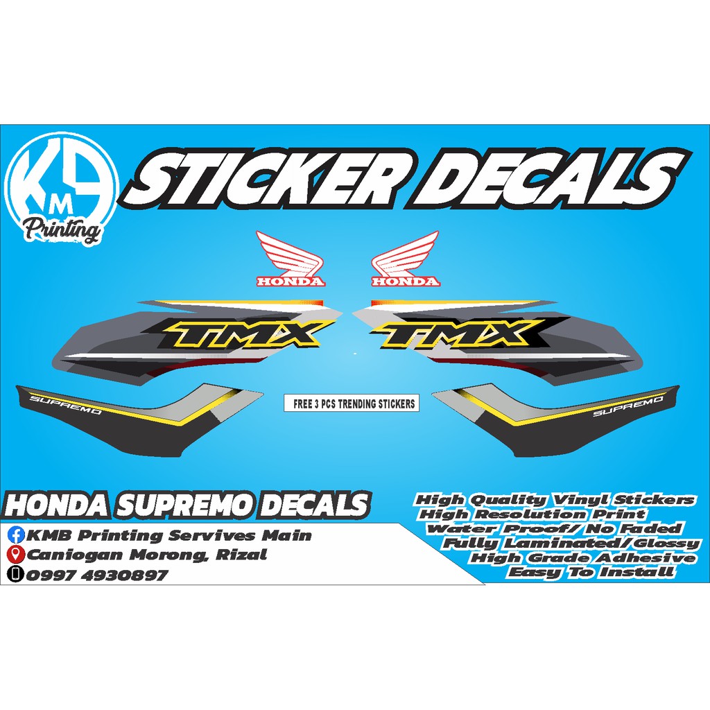 Honda TMX Sticker Decals | Shopee Philippines