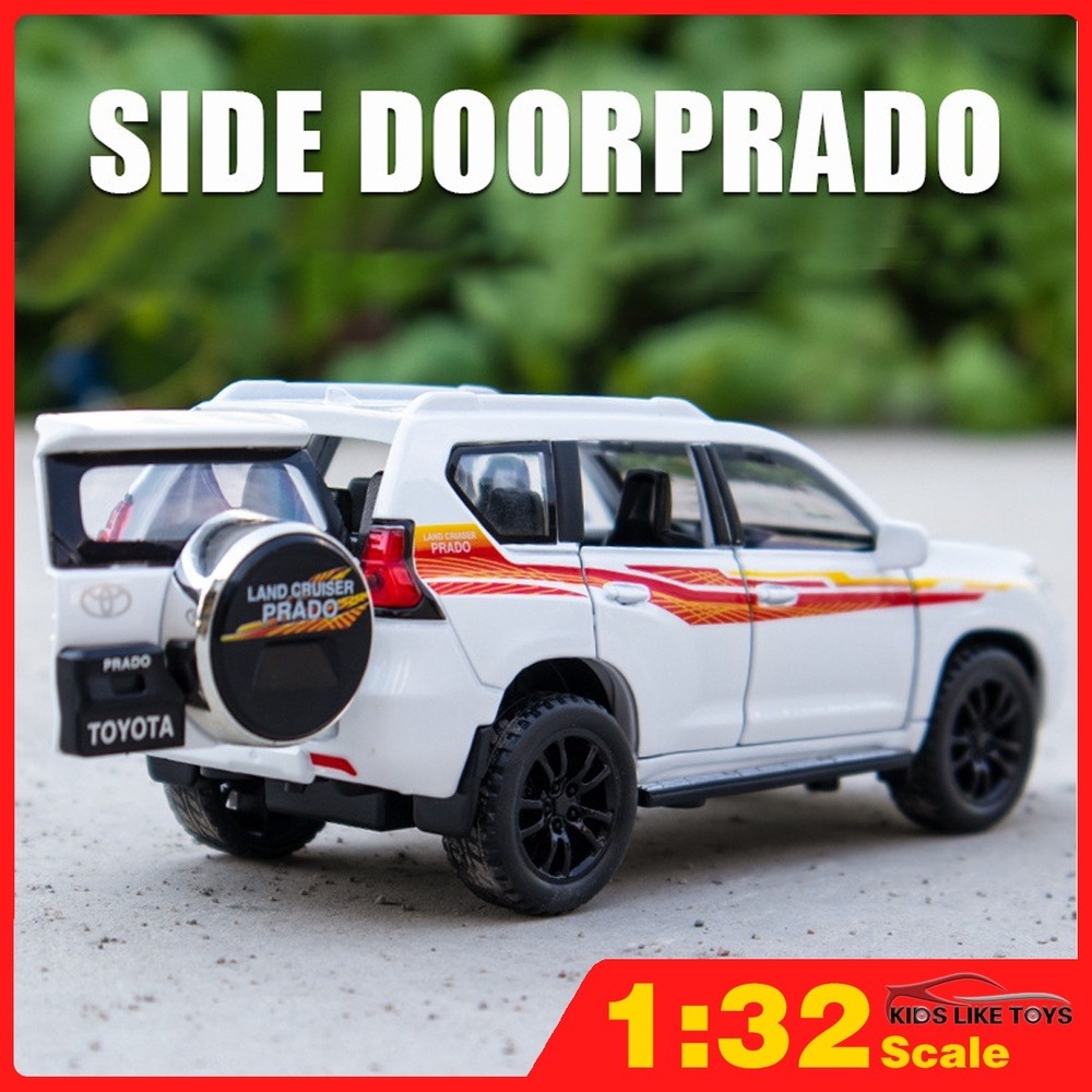 KLT 1:32 Toyota Prado Diecast Alloy Model Car for Kids Toys for Boys ...