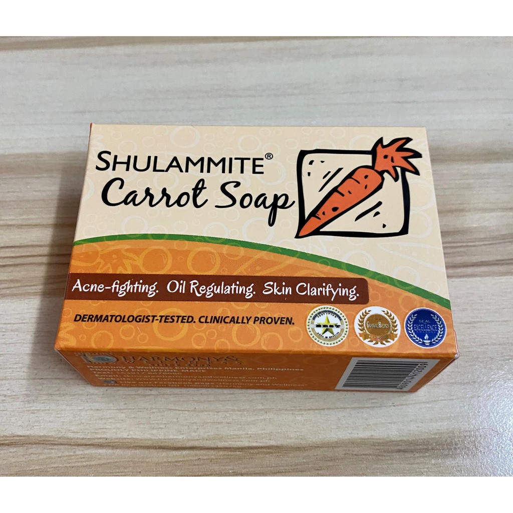 Authentic Shulammite Carrot Soap 150g Shopee Philippines