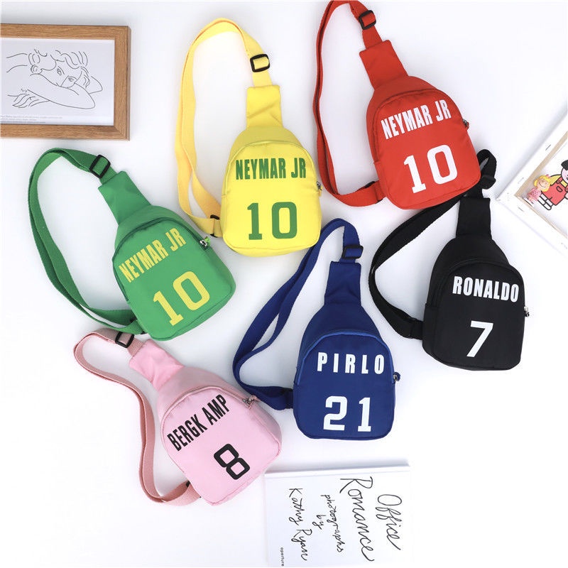 Korean Kids Small Chest Bag Fashion Canvas Crossbody Messenger Bag Boys ...