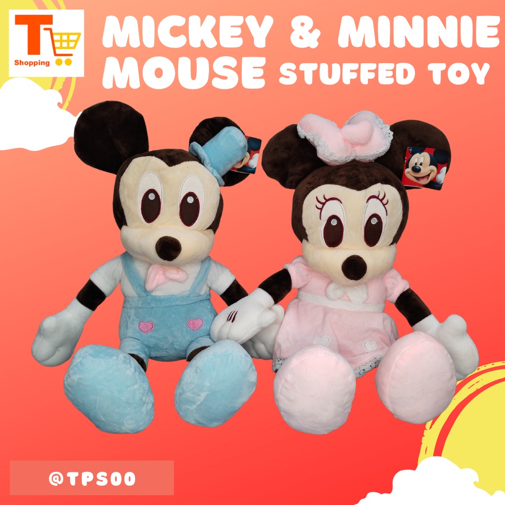 Mickey and Minnie Mouse Stuffed Toy (A035) | Shopee Philippines