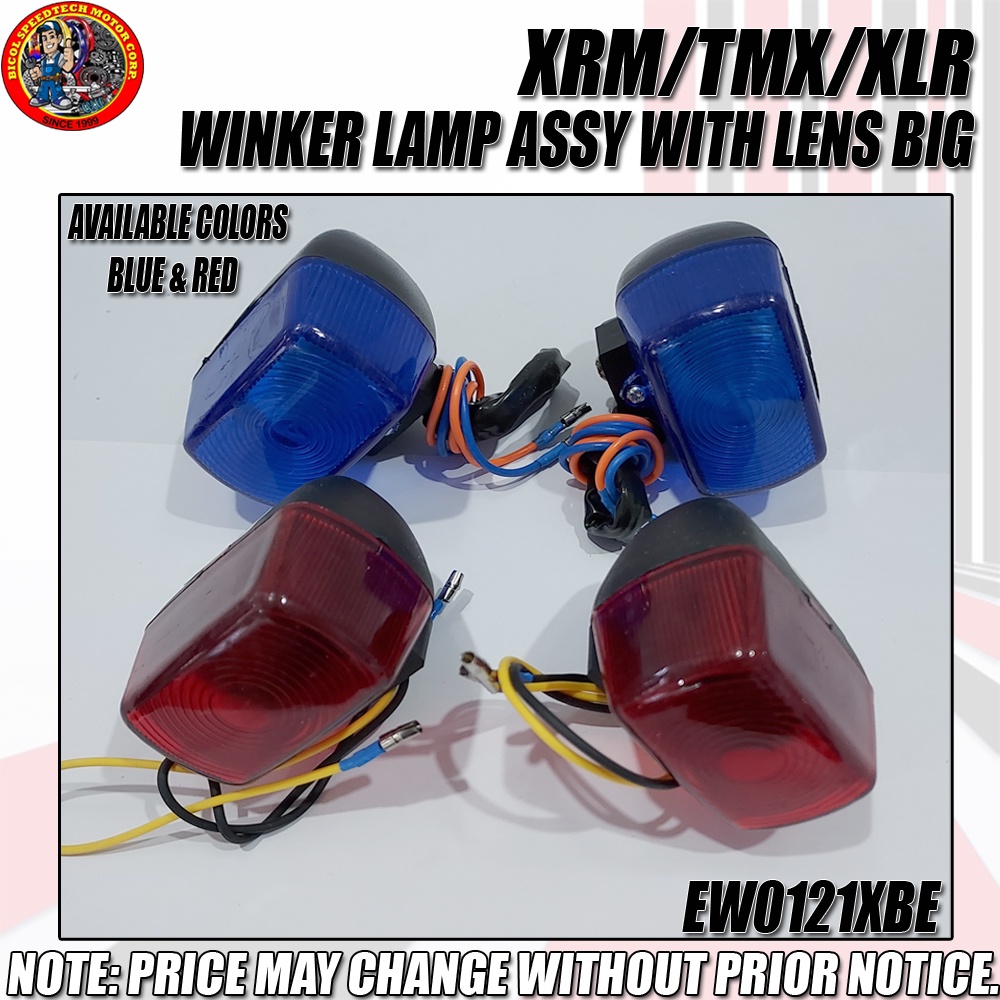 XRM/TMX/XLR WINKER LAMP ASSY WITH LENS BIG (EW0121XBE , EW0121XBD ...
