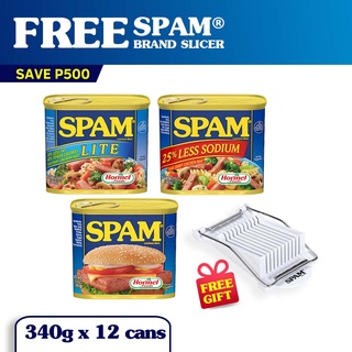 SPAM® Brand Variety Pack with FREE Slicer (12 Cans) | Shopee Philippines
