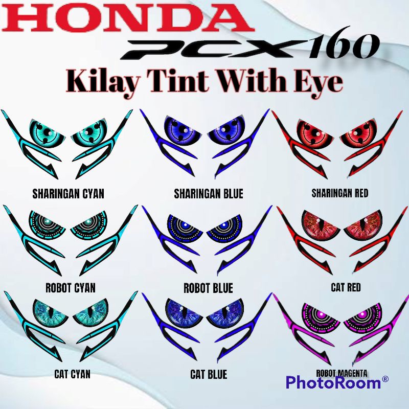 Honda PCX 160 Kilay Tint with Eye Accessories / Honda PCX 160 ...