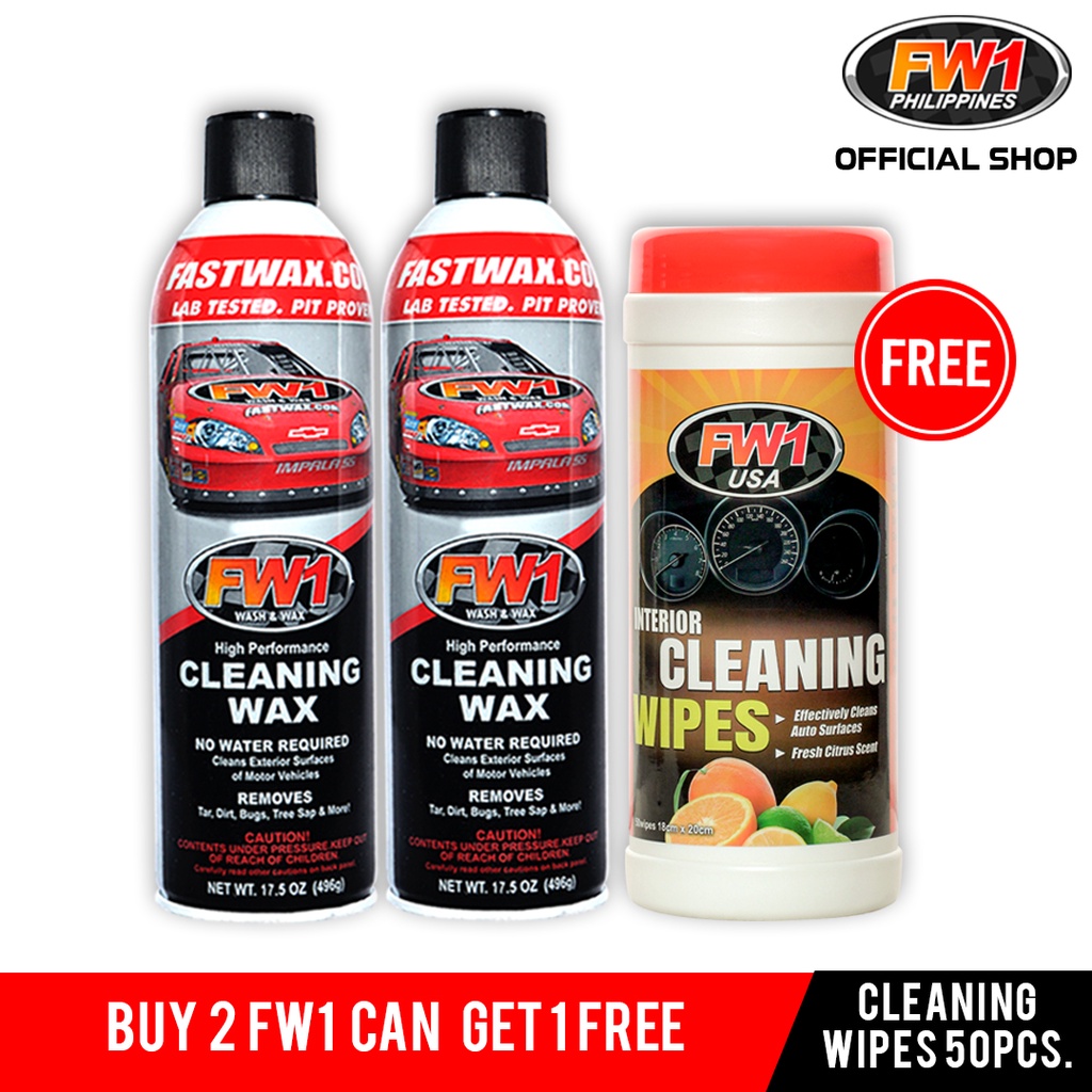 FW1 Cleaning wax 496g - BUY 2 GET 1 FW1 Cleaning wipes 50 wipes FREE ...
