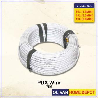 Heavy Duty Thermoplastic PDX Solid Wire #12 (2.0MM) 75 Meters | Shopee ...