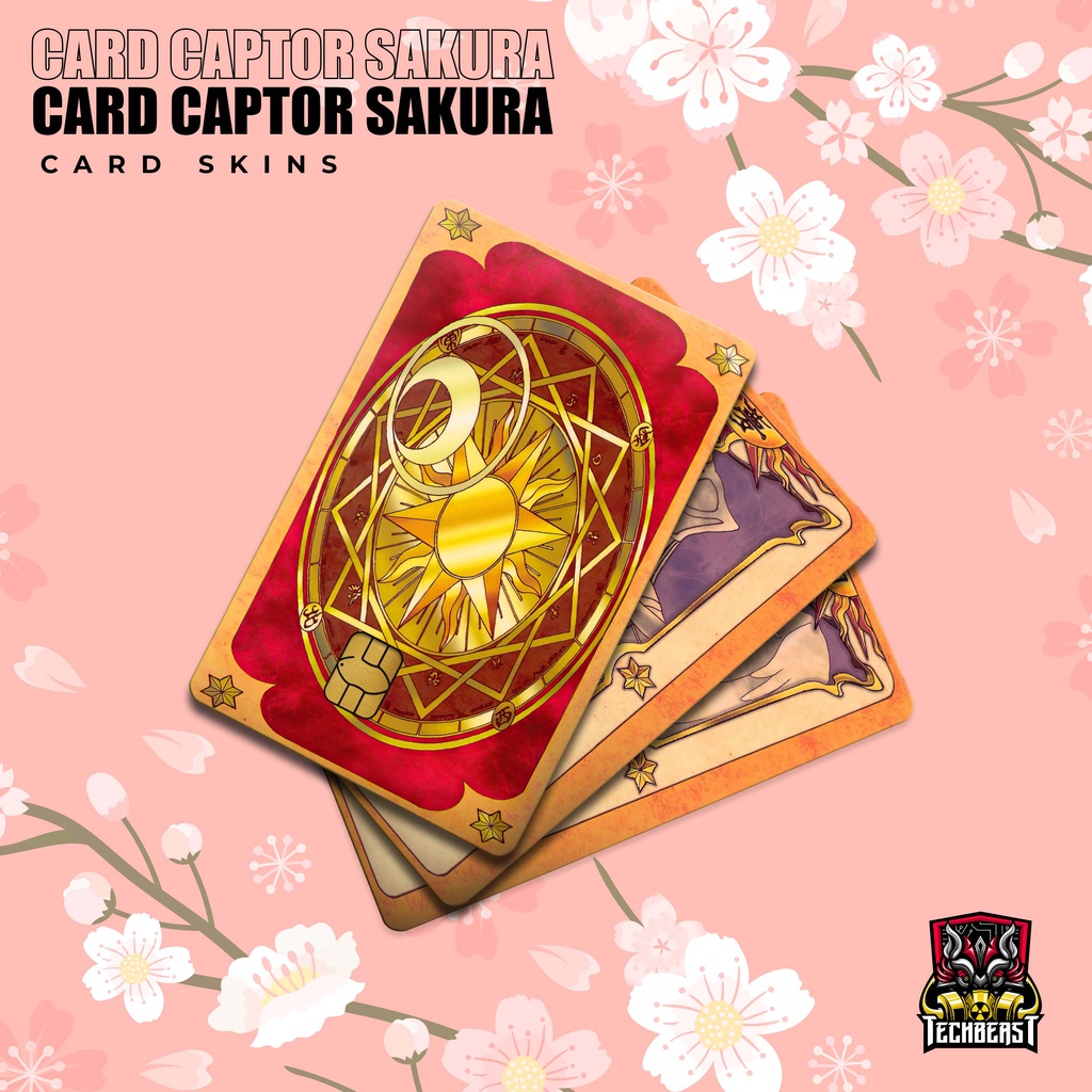 3M Card Captor Sakura ATM Debit Credit Beep Card Skin Vinyl Wrap ...