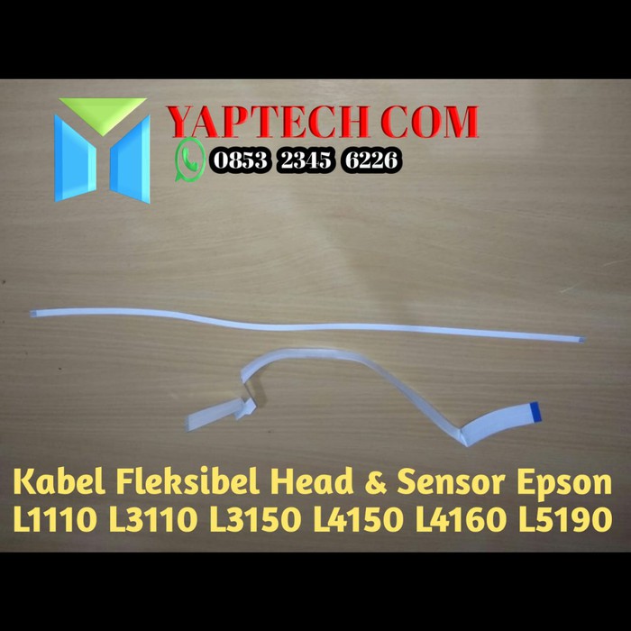 White Flexible Head and Sensor Cable Set for Epson L1110 L3110 L3150 ...