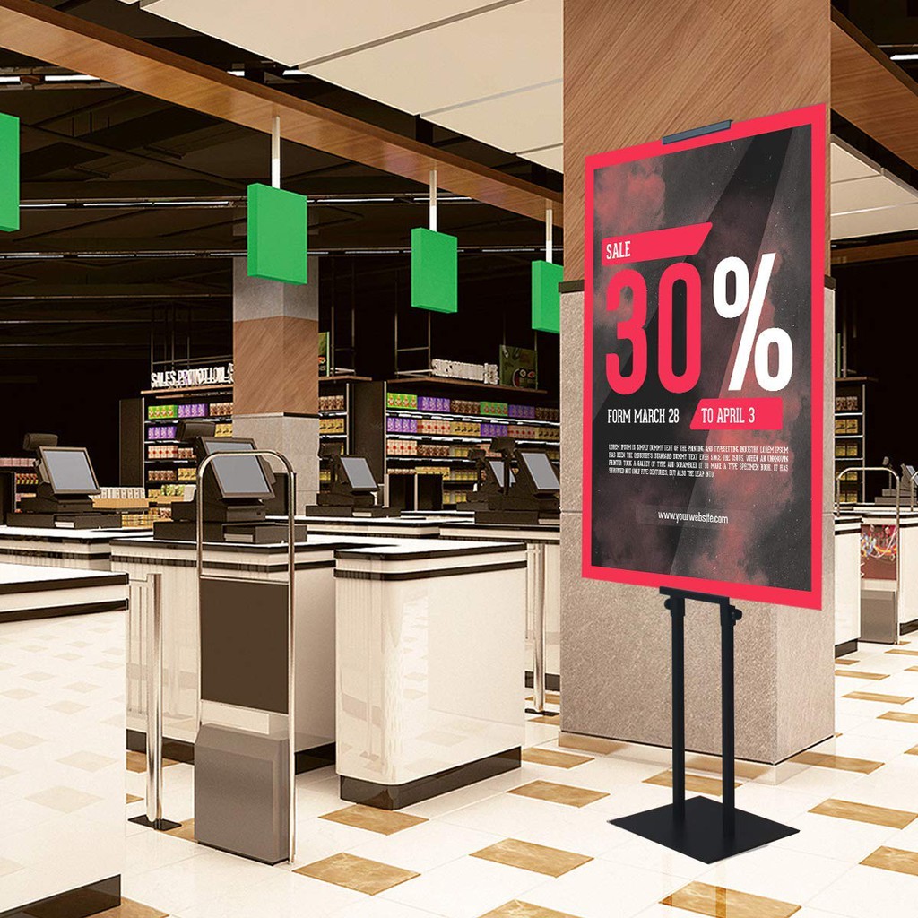 Double sided Board Banner KT Pedestal Stand Poster Sintra Display Stand ...