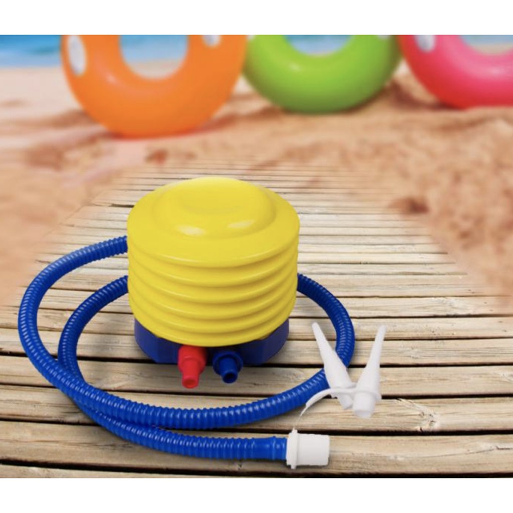 Manual foot swimming pool inflator and deflator air pump balloon ...