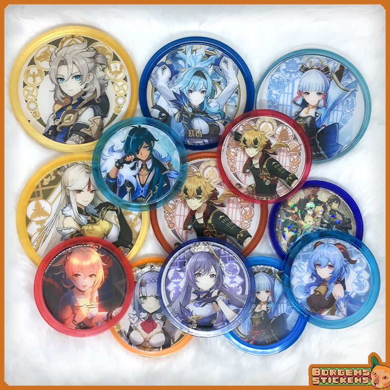 Handcrafted Genshin Impact Epoxy Resin Coaster - (Circle) | Shopee ...
