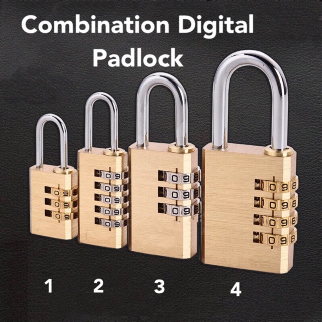 Combination Digital Padlock | Shopee Philippines