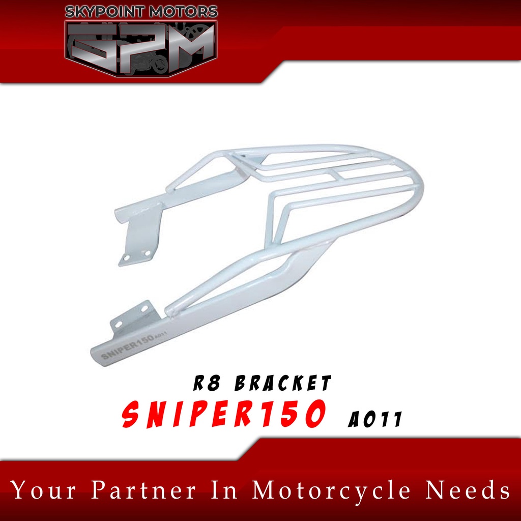 R8 MOTORCYCLE TOP BOX BRACKET FOR YAMAHA SNIPER 150 HEAVY DUTY BRACKET ...