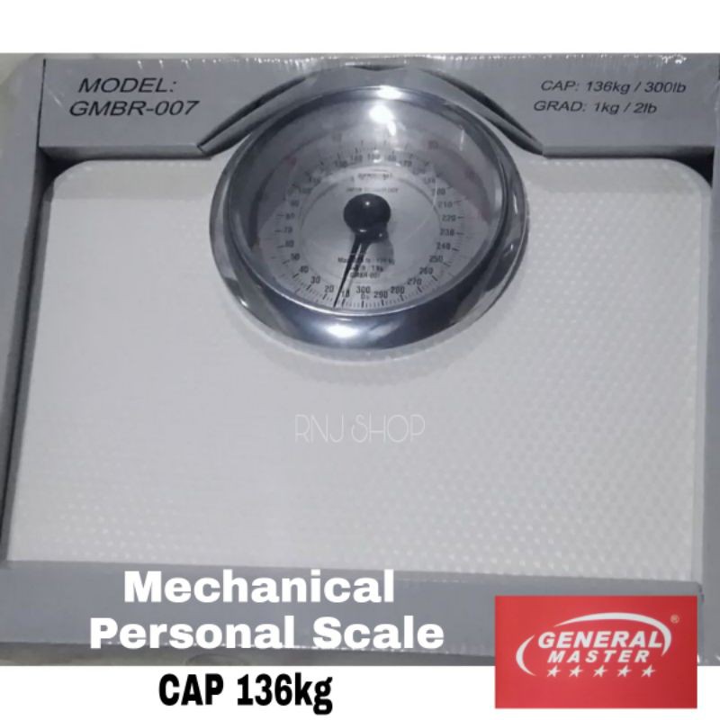 Mechanical Personal Scale Weighing Scale Timbangan General Master ...