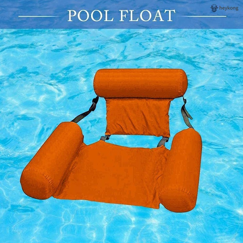 Inflatable Water Hammock ,foldable Pool Float Lounge Chair Seat 完全送料無料