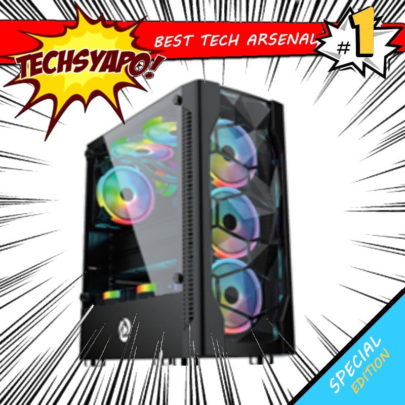 INPLAY METEOR 03 TEMPERED GAMING CASE | Shopee Philippines