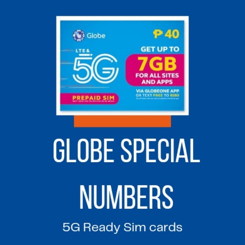 Globe special number prepaid sim | Shopee Philippines