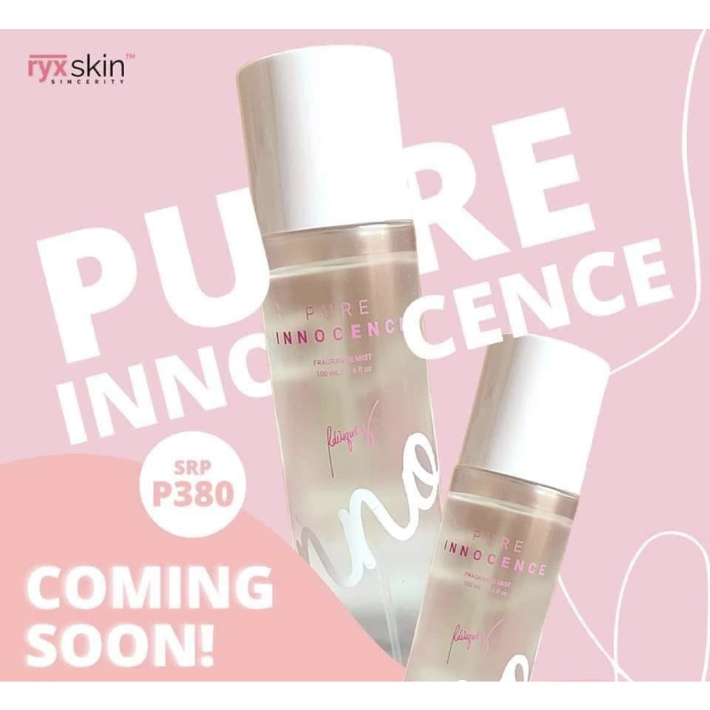 Authentic Ryx Skin Pure Innocence Perfume 100mL | Shopee Philippines
