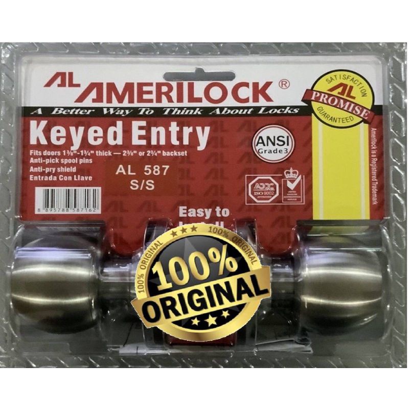AMERILOCK DOOR KNOB 587 100% ORIGINAL | Shopee Philippines