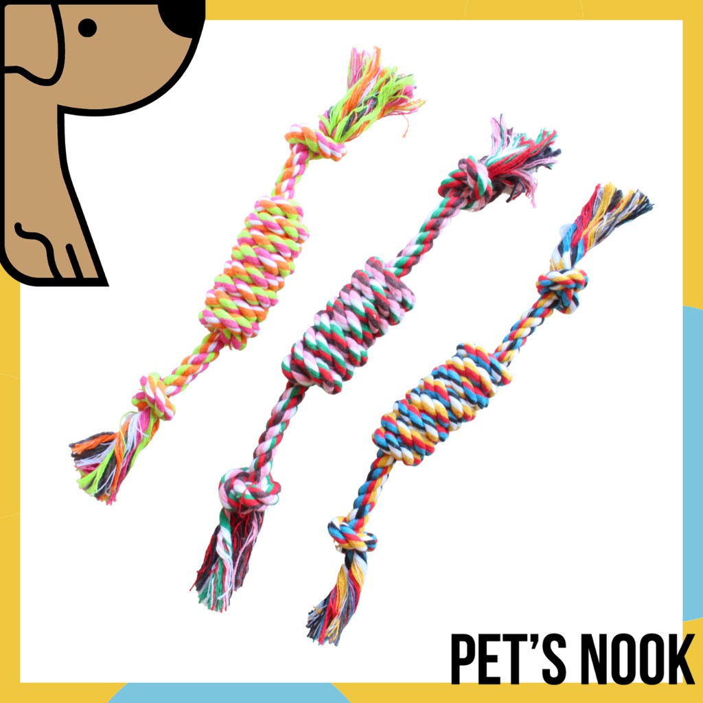 Dog Bite Rope Chew Toy - High Quality Multicolored Rope Chew Toy for ...