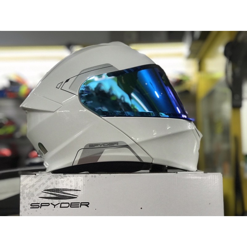 Spyder Force V2 Modular Dual Visor Helmet (Free extra lens) | Shopee ...