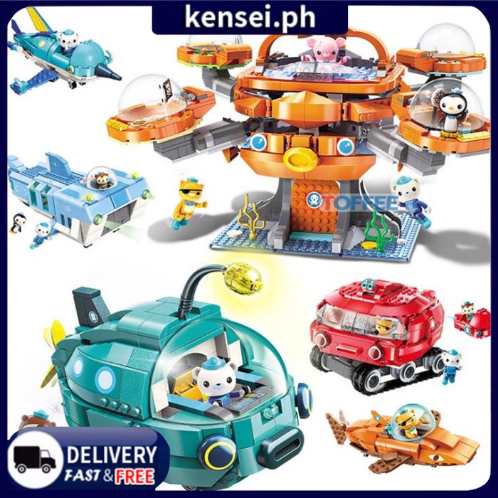 ENLIGHTEN Creator Ideas City Octopus Cartoon Building Blocks Model Sets ...