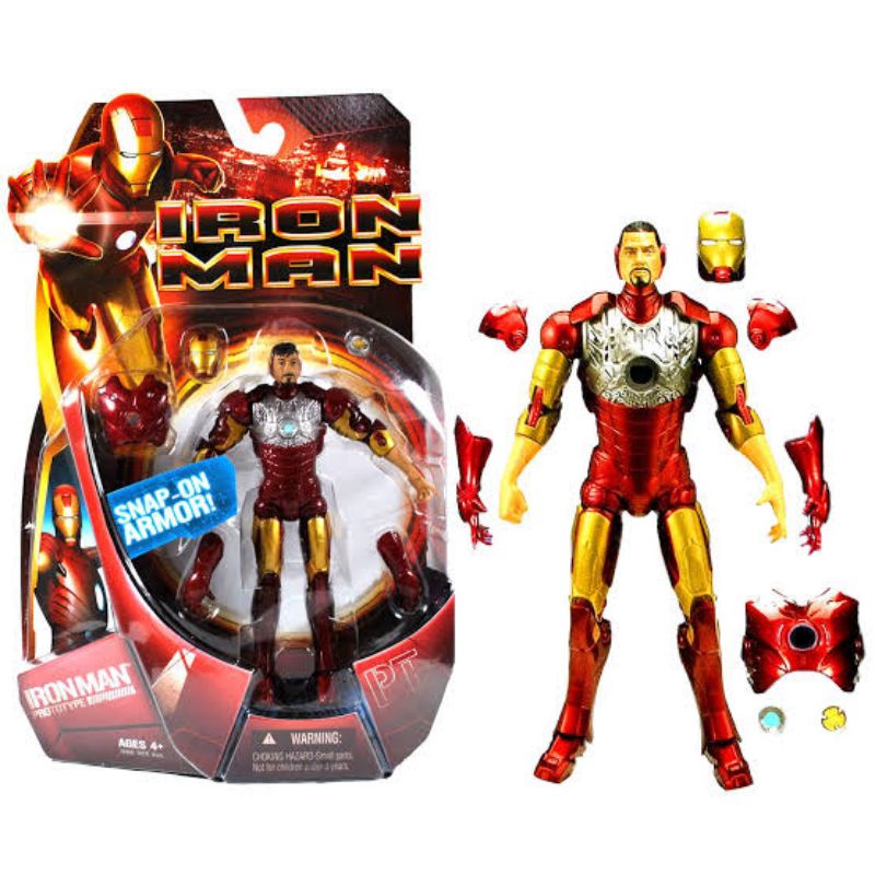 Hasbro Year 2008 Marvel Movie Series " IRON MAN " 6 Inch Tall Action ...