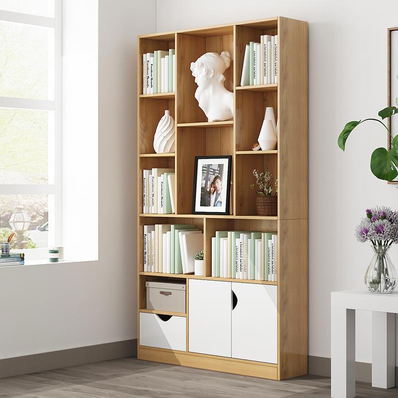 Bookcase Bookshelf Display Cabinet Container Combination Floor Bookcase ...