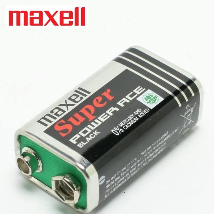 Maxell Super Power Ace Black Battery Size 1.5v R6P (AB) | Shopee ...