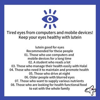 Food bucket/Kim seon ho LUTEIN/60 capsules/Good for eyes/KOREAN LUTEIN ...