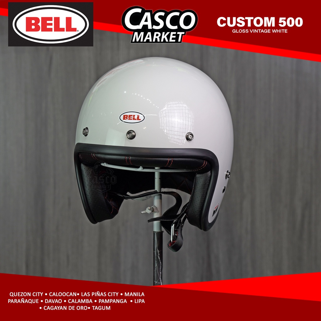 BELL CUSTOM 500 CLASSIC PLAIN OPEN FACE MOTORCYCLE HELMET | Shopee ...