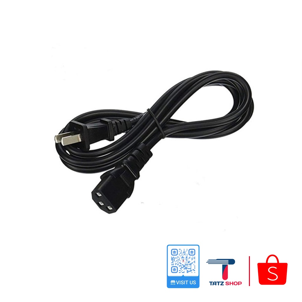AC Power Cord 2 Pin for PC Computer, Rice Cooker, Printer | Shopee Philippines