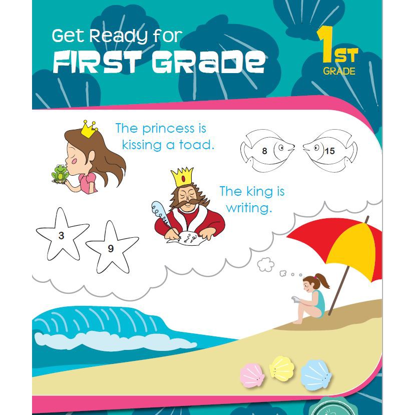 Grade 1 English & Math Activity Workbook :Get Ready for First Grade (60 ...