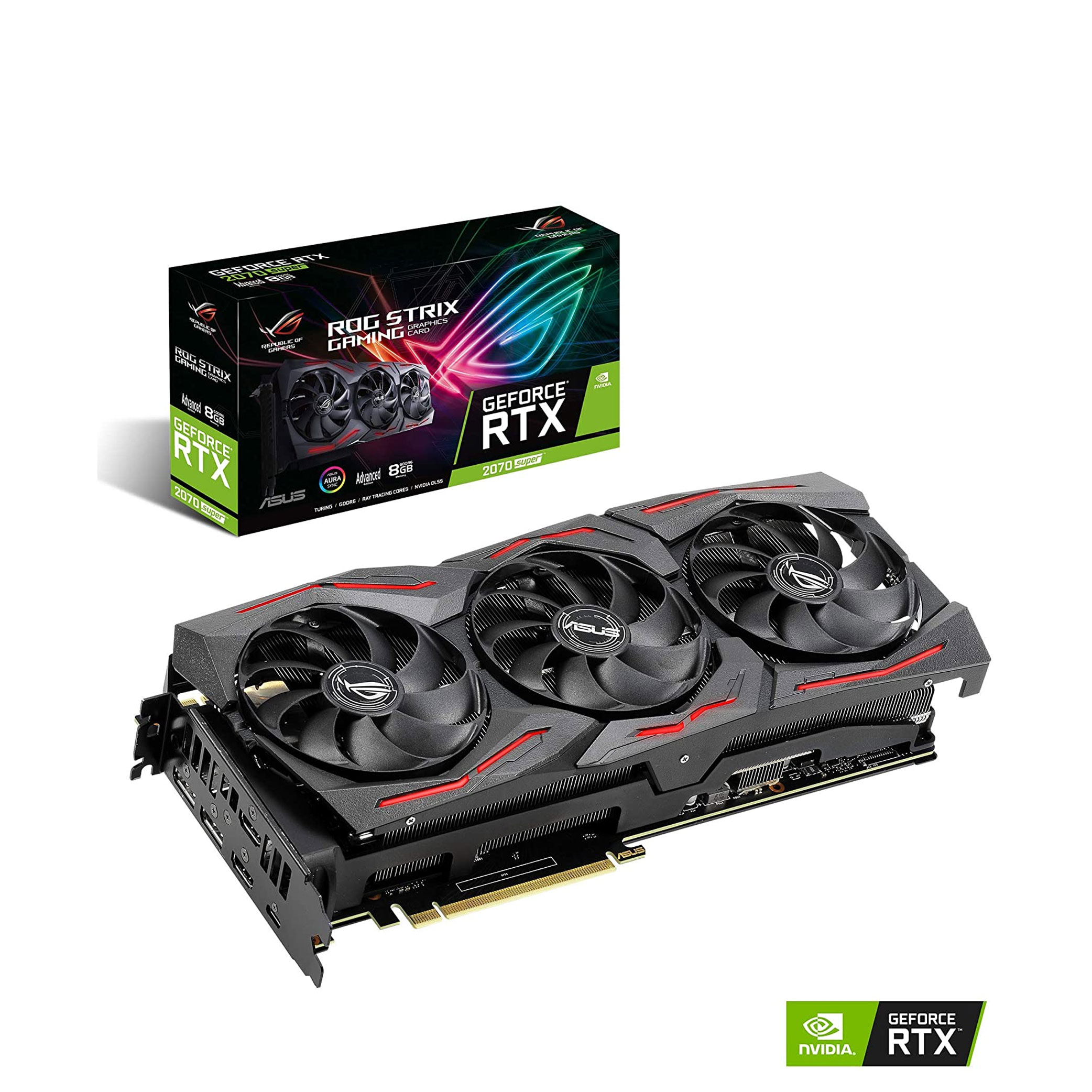 Asus ROG Strix GeForce RTX 2070 SUPER OC edition 8GB GDDR6 (ROG-STRIX ...